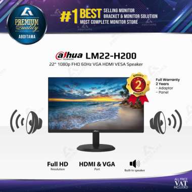 Jual Monitor LED DAHUA LM20-A200S 19.5 1600x900 75Hz 5ms HDMI VGA ...