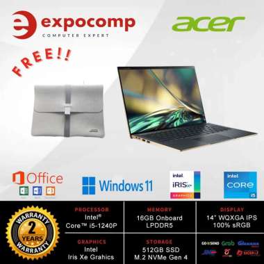 Jual Acer Swift 3 Core I5 Gen 12 Original Murah - Harga Diskon Februari ...