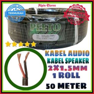 Jual Kabel Audio 50 Meter Hitam Listrik Original Murah - Harga Diskon ...