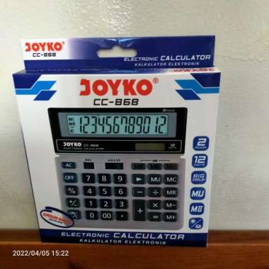 Jual Kalkulator Joyko 868 Original Murah - Harga Diskon Maret 2023 ...