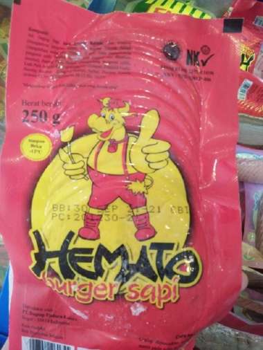 Jual Hemato Burger Sapi 250 Gr Termurah - Harga Grosir Terupdate Hari ...