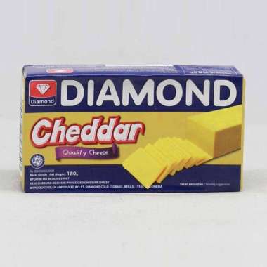 Jual Diamond Cheddar Cheese 180 Gr Termurah - Harga Grosir Terupdate ...