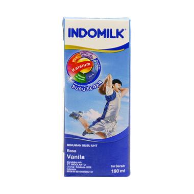 Jual Susu Uht Indomilk Rasa Vanila 190 Ml Murah - Update Harga Grosir Hari Ini | Blibli