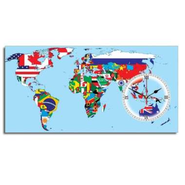 Jual Peta Jam Dunia Kekinian Terbaru - Harga Promo Desember 2022 | Blibli