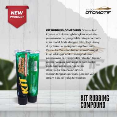 Promo KIT KOMPON PENGHILANG BARET BODY MOBIL / KIT RUBBING COMPOUND ...