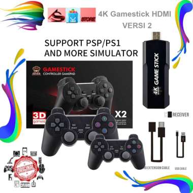 Jual Games Stick 4 K Gen 2 Hdmi Tv Retro Video Game Console Original Harga Termurah Desember ...