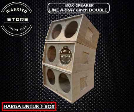 Jual Box Speaker Line Array 6 Inch Dobel Original, Murah & Diskon Maret ...