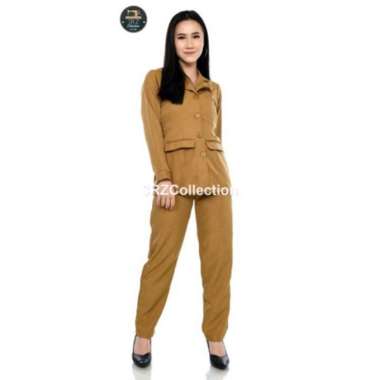 Jual Seragam Dinas Wanita Pdh Khaki Muda Model Terbaru & Kekinian - Harga Diskon November 2022 ...