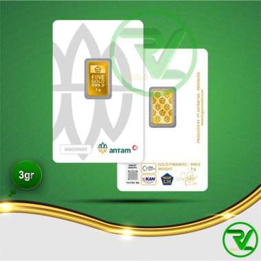 Promo Antam Reinvented Press Putih Emas Logam Mulia [5 g] Diskon 4% di ...