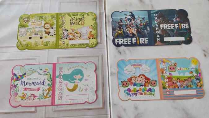 Jual Kartu Undangan Ulang Tahun Unicorn Harga Termurah Dan Terlengkap ...