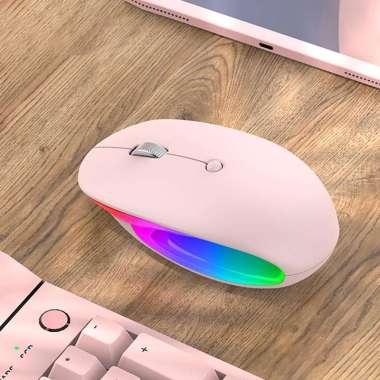 Jual Mouse Bluetooth Slim With Led Lighting Original Murah - Harga ...