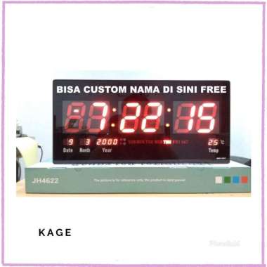 Jual Jam Dinding Digital Besar Led Terlengkap - Harga Murah Juni 2022 ...