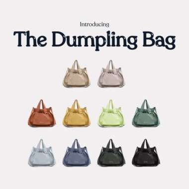 Jual BEYOND THE VINES BTV Colourblock Micro Dumpling Bag Cream Red ...