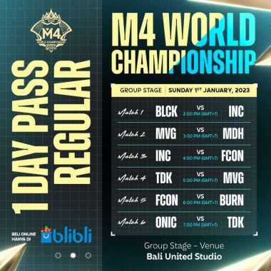 Jual Tiket M4 Group Stage - Pilihan Harga Termurah Di 2022 | Blibli