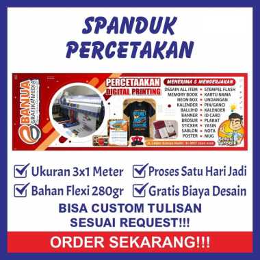 Jual Spanduk Ukuran 1x1 Original Murah - Harga Diskon Maret 2024 | Blibli
