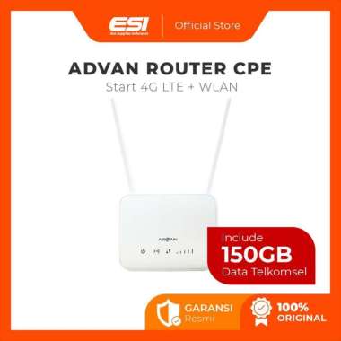Promo Advan Router CPE Start 4G LTE + WLAN Garansi Resmi (Telkomsel) di ...