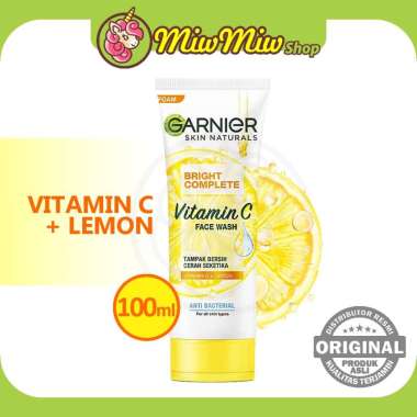 Promo Garnier Bright Complete Vitamin C Face Wash Brightening Foam ...