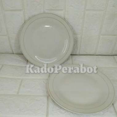 Jual Piring Putih Ceper Keramik Original Murah - Harga Diskon Desember ...