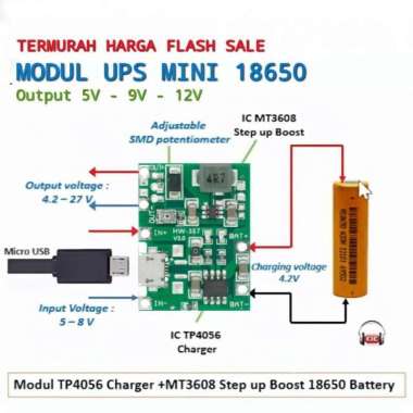 Jual Modul Ups Mini 12 V Original Murah - Harga Diskon Januari 2023 | Blibli