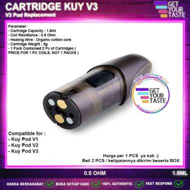 Jual Catridge Kuy Pod V3 Original, Murah & Diskon Januari 2023 | Blibli