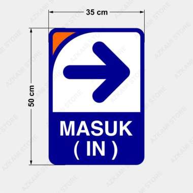 Jual Rambu Petunjuk Arah Masuk Original Harga Termurah April 2024 | Blibli