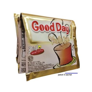 Harga Good Day Instant Coffee 3 in 1 Vanilla Latte 20 gr X 5 sachet ...