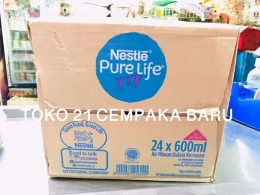 Jual Nestle Pure Life 600 Ml Dus Termurah - Harga Grosir Terupdate Hari ...