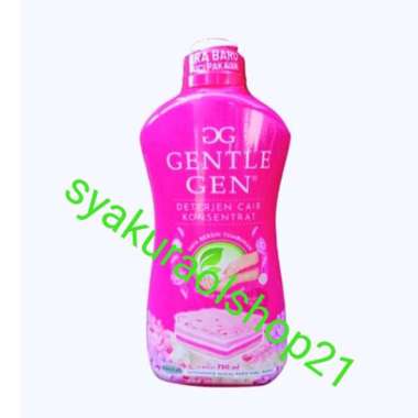 Jual GENTLE GEN DETERGEN CAIR UK 55ML SACHET 1BOX 2RENCENG ISI 14SACHET ...