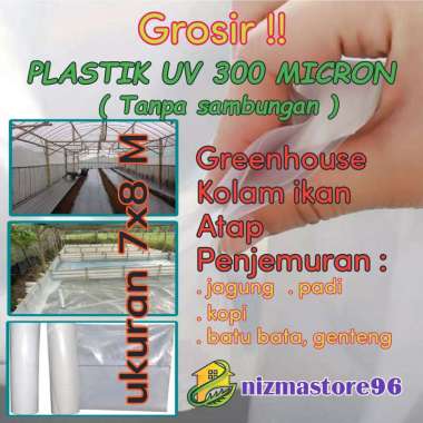Promo Plastik uv 200 micron ukuran 7x8 meter greenhouse tanpa sambungan di Seller nizmastore96 ...
