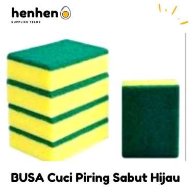 Jual Busa Cuci Piring 1 Sisi Hijau Termurah - Harga Grosir Terupdate ...