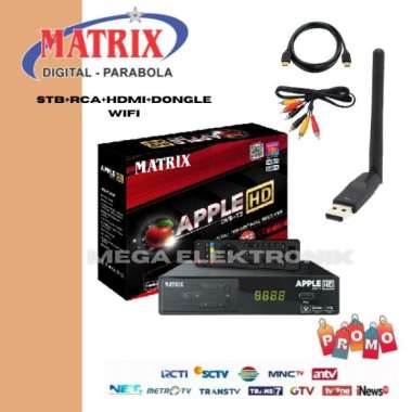 Jual Set Top Box Tv Digital Matrix Dvb T2 Apple Merah Hd Ews Stb Matrix Original, Murah & Diskon ...