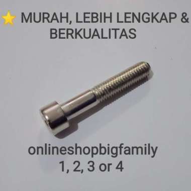 Jual Baut Mur M16 X 50 Baja Hitam Di Seller Dikong Teknik - Braga, Kota ...
