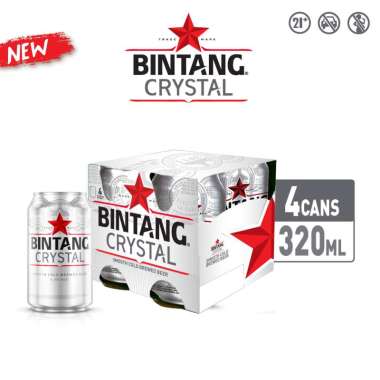 Jual Bir Bintang Crystal Can 320 Ml Termurah - Harga Grosir Terupdate Hari Ini | Blibli