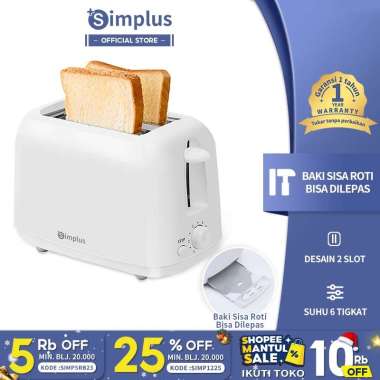 Jual Simplus Pemanggang Roti Original, Murah & Diskon Maret 2023 | Blibli