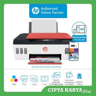Jual Hp Ink Tank Wireless 519 Printer Original Murah - Harga Diskon ...