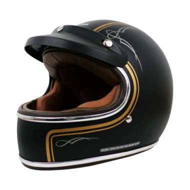 Jual Cargloss Howard Smith Cafe Racer Helm Full Face Terbaru Dengan ...