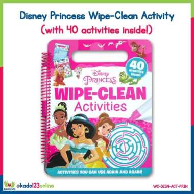Jual Disney Princess Wipe Clean Activities Original Harga Termurah ...