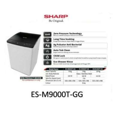 Jual Mesin Cuci Sharp 9 5 Kg Tabung 2 Original, Murah & Diskon Oktober ...