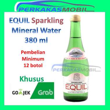 Promo EQUIL 12 botol Natural Mineral Water 380ml Air Mineral BPOM Botol ...