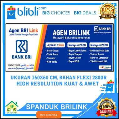 Jual Spanduk Agen Bri Link Original Murah - Harga Diskon Maret 2023 ...