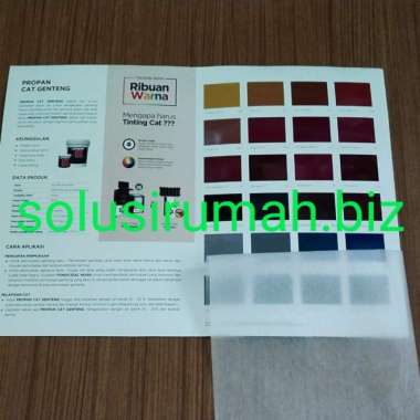 Jual Katalog Warna Cat Propan Original Murah - Harga Diskon Juli 2024 ...