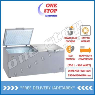 Jual Chest Freezer Modena 750 Liter Original, Murah & Diskon Juni 2023 ...