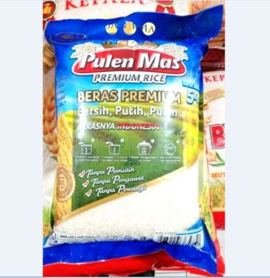 Jual Beras Pulen Mas 5 Kg Murah - Update Harga Grosir Hari Ini | Blibli