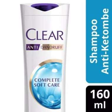 Jual Clear Shampoo Anti Ketombe Complate Soft Care 160 Ml Termurah ...