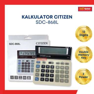 Jual Citizen Sdc 868 L Electronic Calculator Original Murah - Harga ...