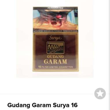 Jual Rokok Gudang Garam Surya16 Termurah - Harga Grosir Terupdate Hari ...