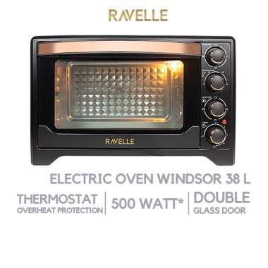 Promo RAVELLE Oven Listrik WIndsor 38L- Oven Listrik 38 Liter Low Watt ...