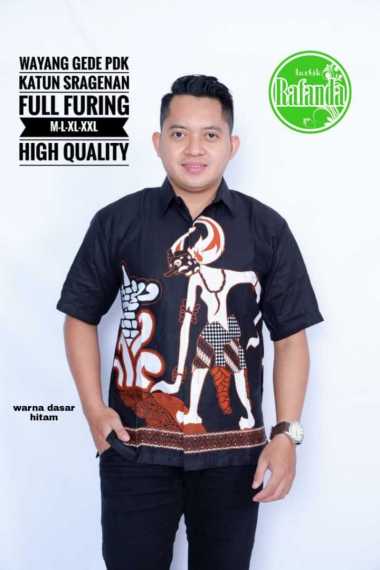 Jual Baju Batik Wayang Lengan Panjang Pria Model Terbaru - Harga Promo ...