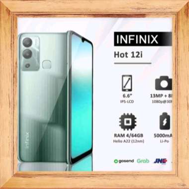 Jual Infinix Hot 12 Warna Hitam Original, Murah & Diskon Februari 2023 ...