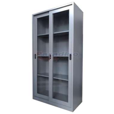 Jual Lemari Besi Sliding Pintu Kaca Brother Original Murah - Harga Diskon Mei 2023 | Blibli.com